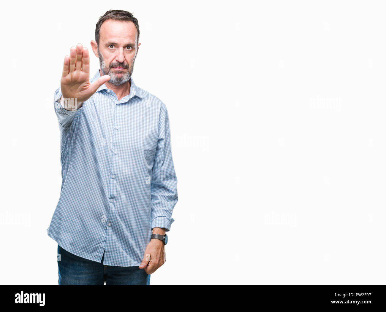 Senior business man no background Cut Out Stock Images & Pictures - Alamy