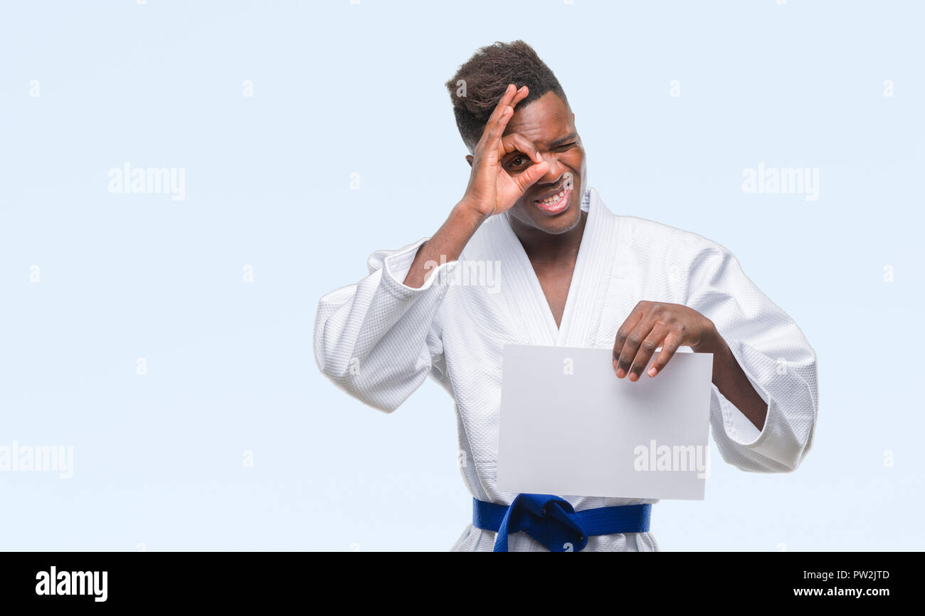 Young african american man over isolated background wearing kimono ...