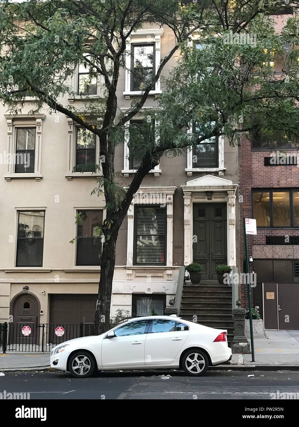 Manhattan street view, New York City Stock Photo - Alamy