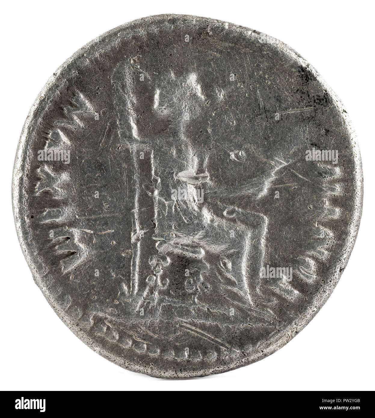 Emperor tiberius coin Cut Out Stock Images & Pictures - Alamy