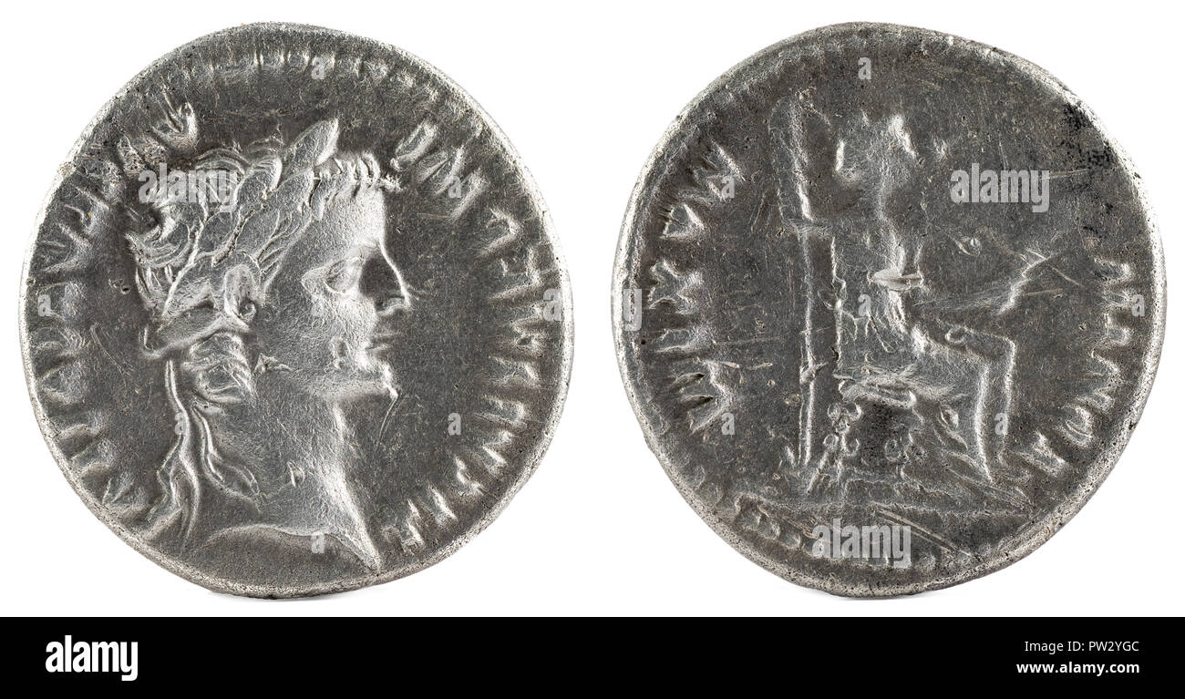 Tiberius coin hi-res stock photography and images - Alamy