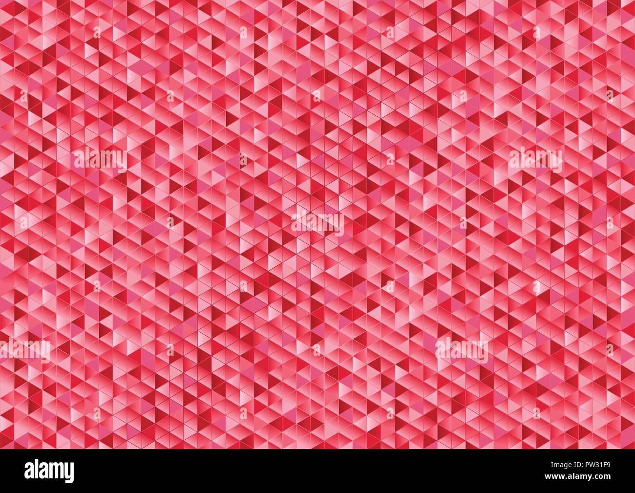 Pink sparkling triangles mosaic abstract background. Vector polygonal ...