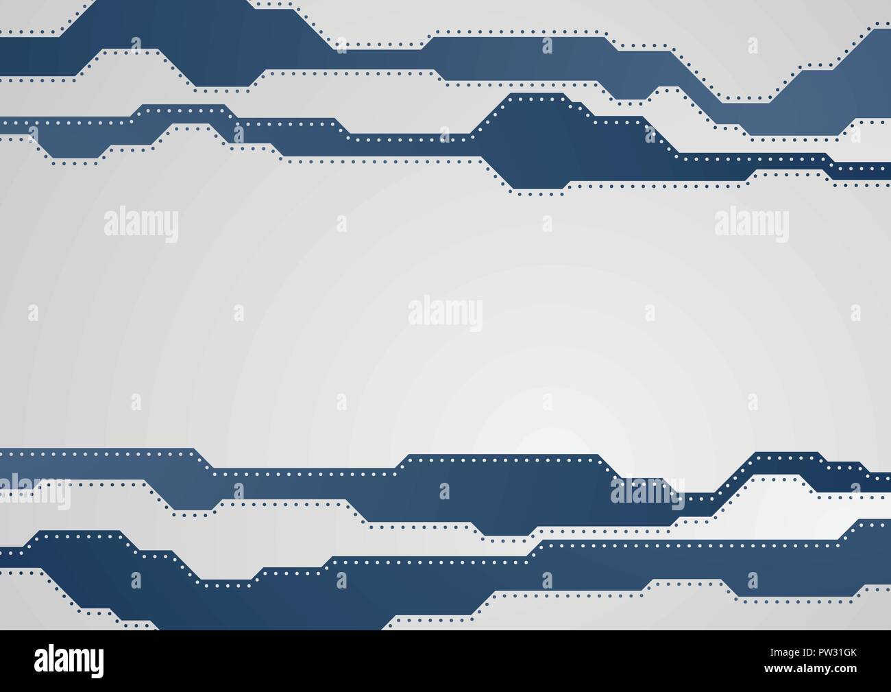Abstract blue tech vector modern background Stock Vector Image & Art ...