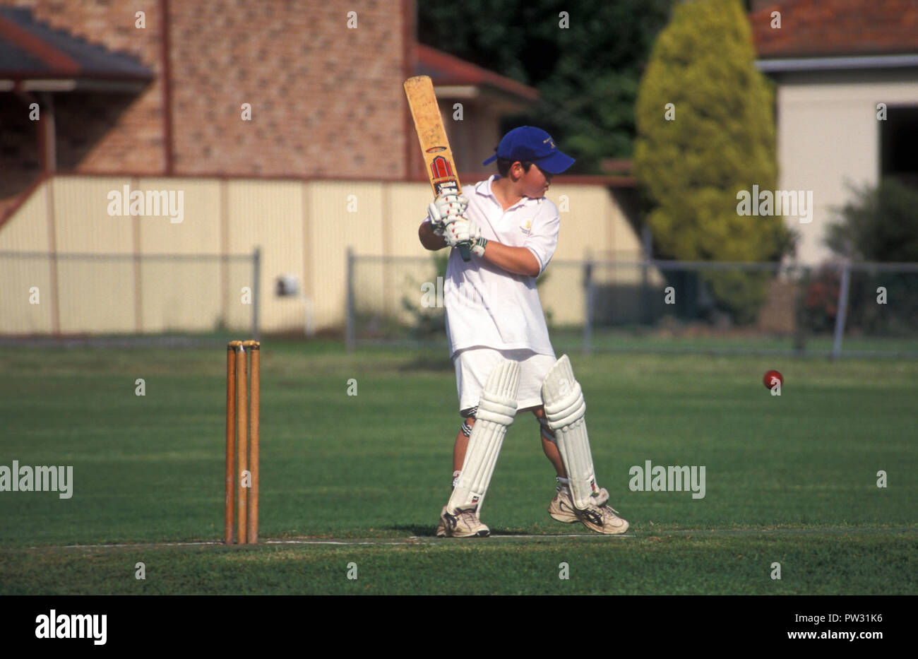 Children playing cricket australia hi-res stock photography and images ...