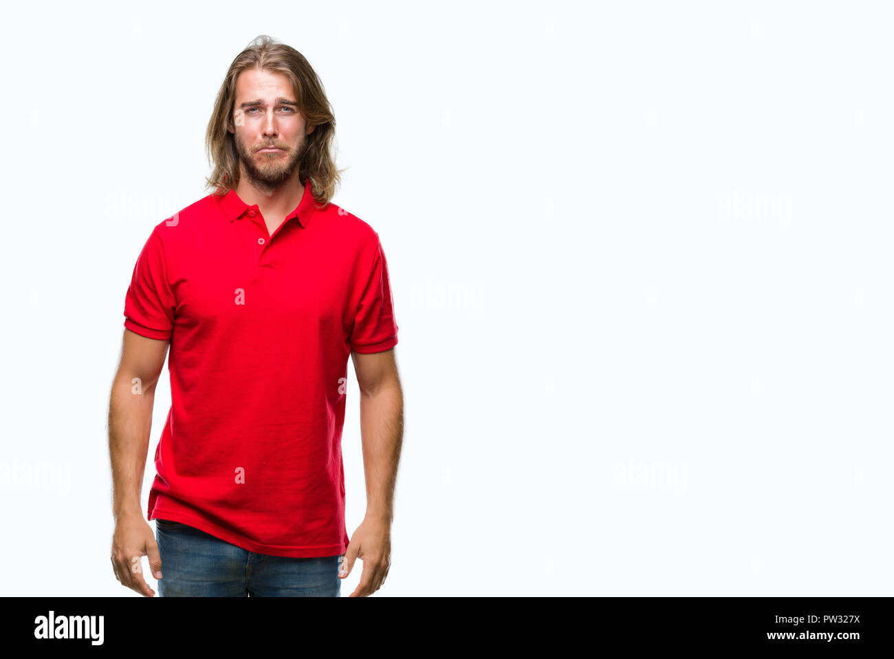 Sad young adult hispanic Cut Out Stock Images & Pictures - Alamy