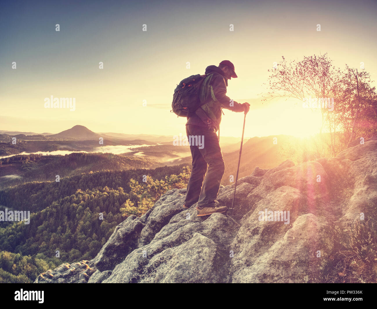 Explorer guide climber hi-res stock photography and images - Alamy