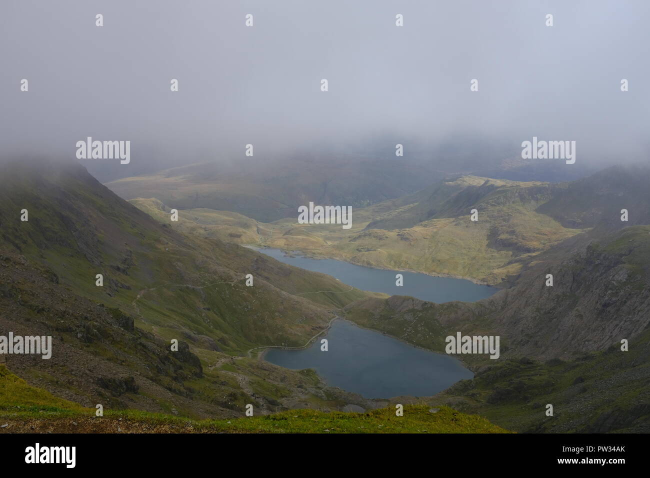 Mountain Snowdon in Welsh, UK Stock Photo - Alamy