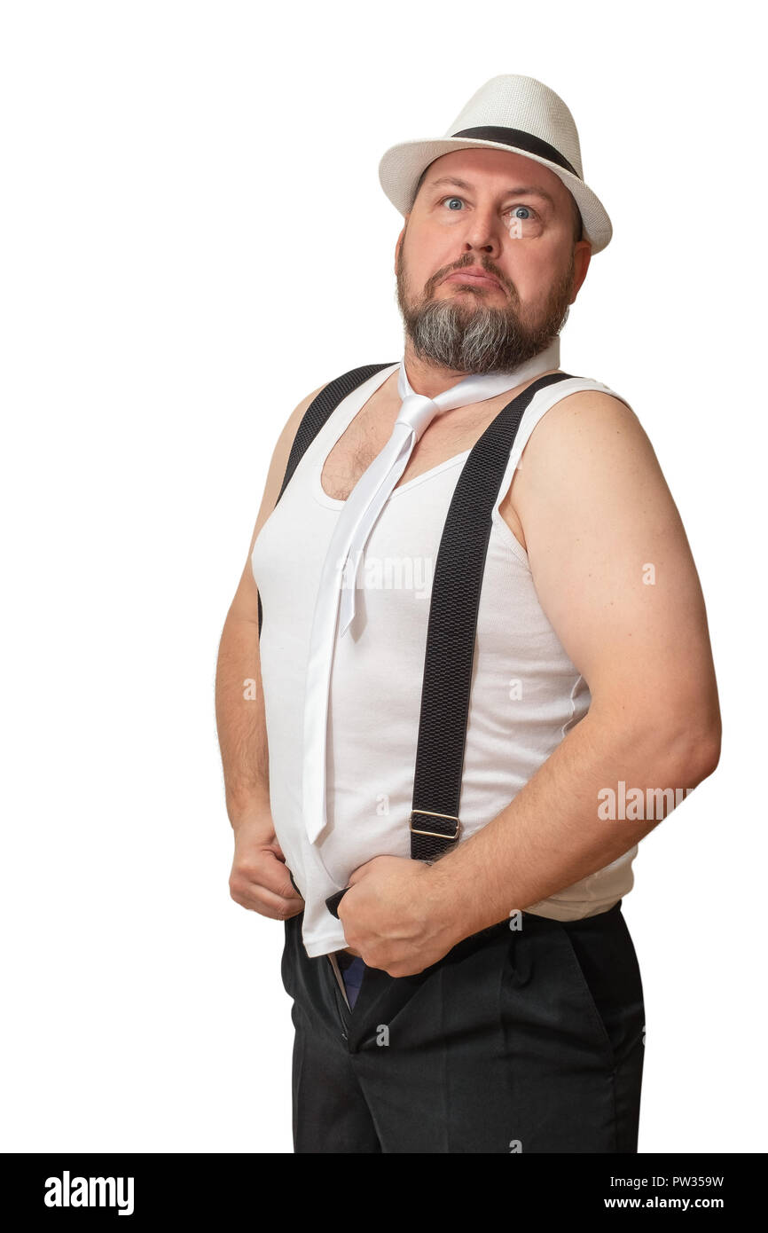 Beer belly man hi-res stock photography and images - Alamy