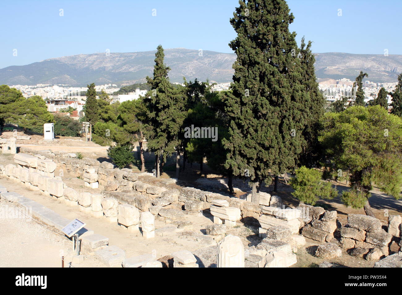 Theatre of Dionysus in Acropolis in Athens, Greece Stock Photo - Alamy