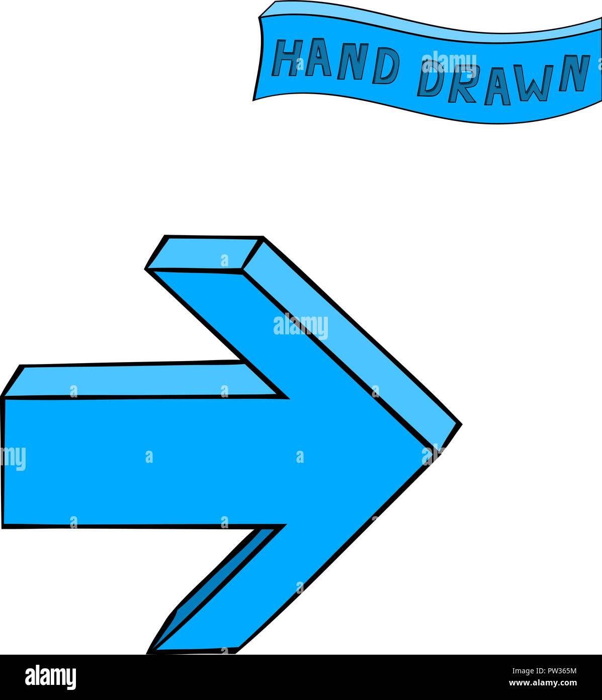 Straight hand Stock Vector Images - Alamy