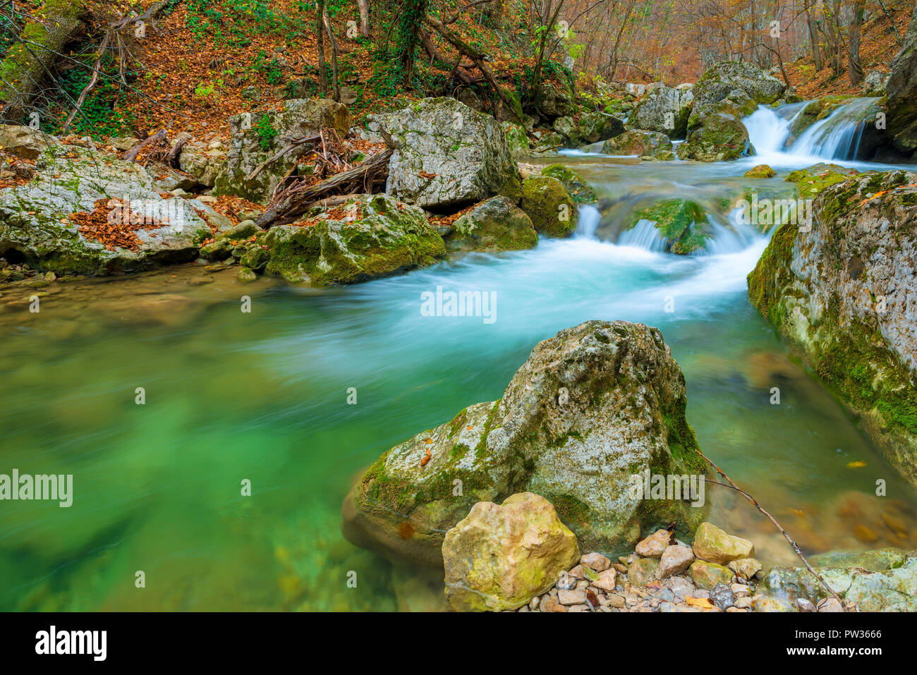 Close up mountain river cascade hi-res stock photography and images - Alamy