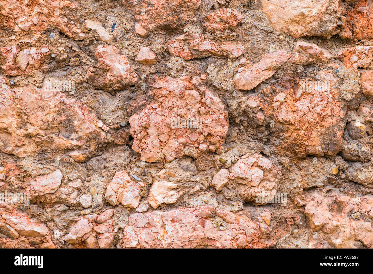 Natural background-rough stone surface of a rock of brown color Stock ...