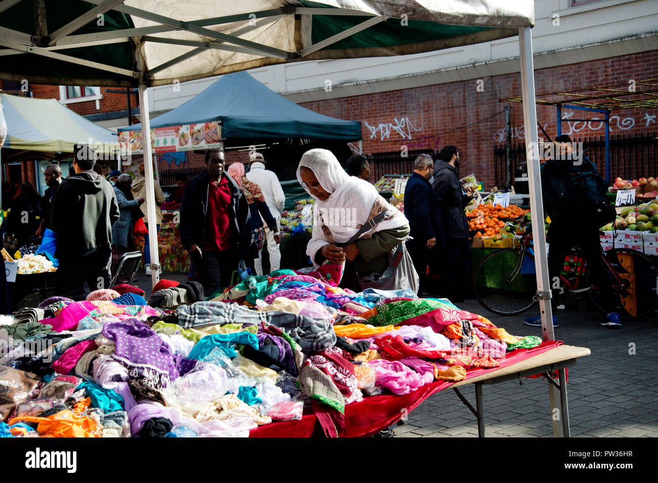 Hackney. Ridley Road market Stock Photo - Alamy
