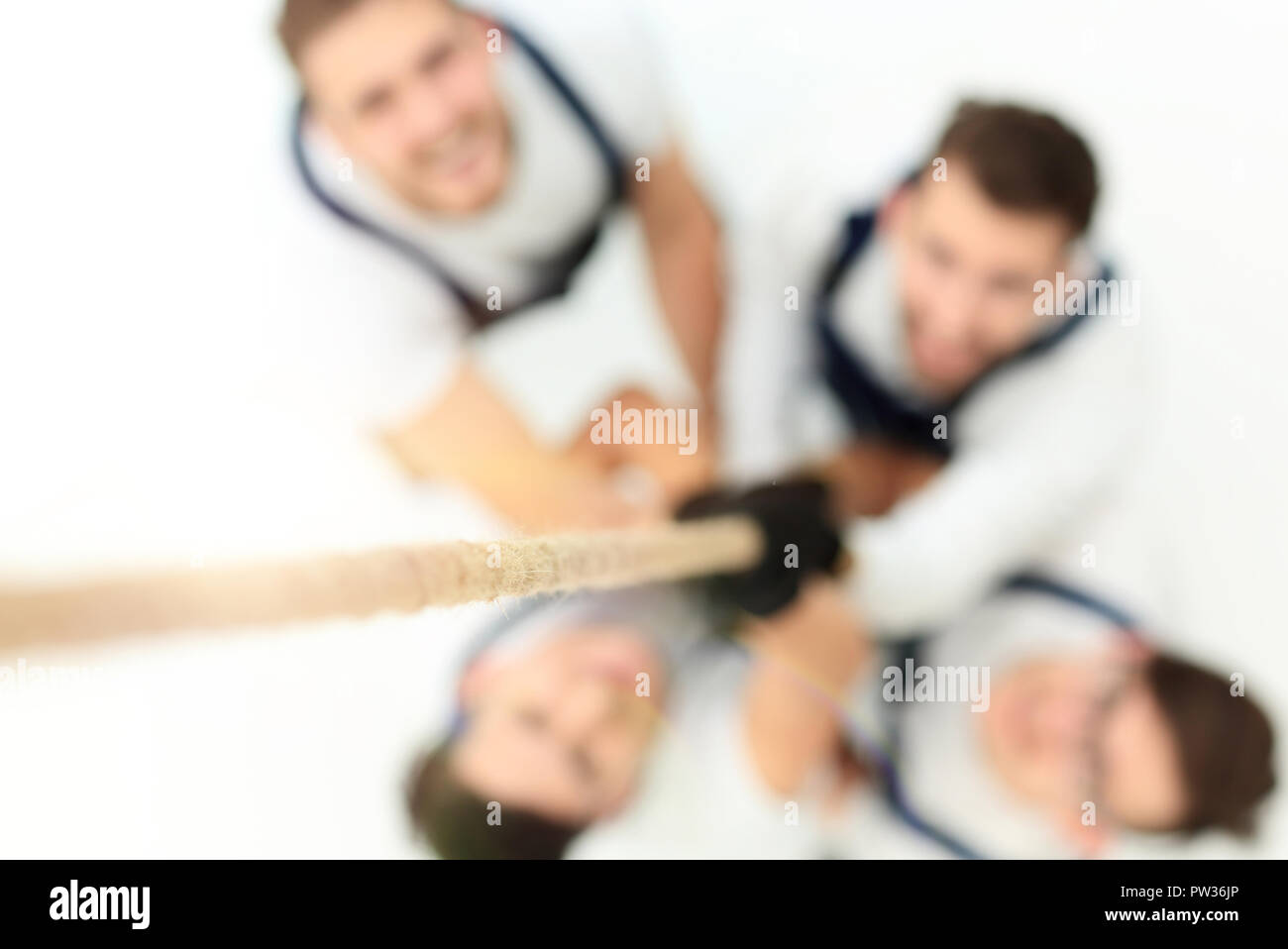 background image is a group of workers rising up Stock Photo - Alamy