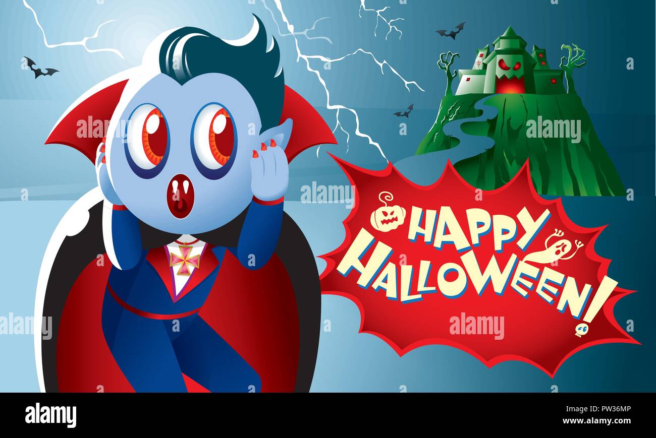 Cute vampire hi-res stock photography and images - Alamy