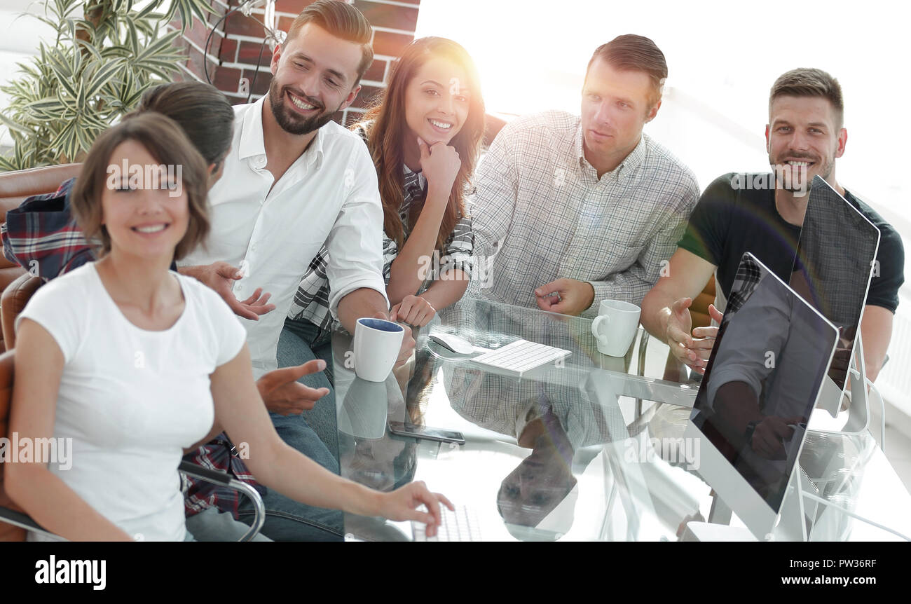 Group meeting professional businesswomen thinking hi-res stock ...