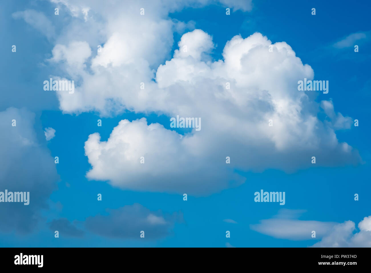 The sky on a clear day Beautiful blue Stock Photo - Alamy