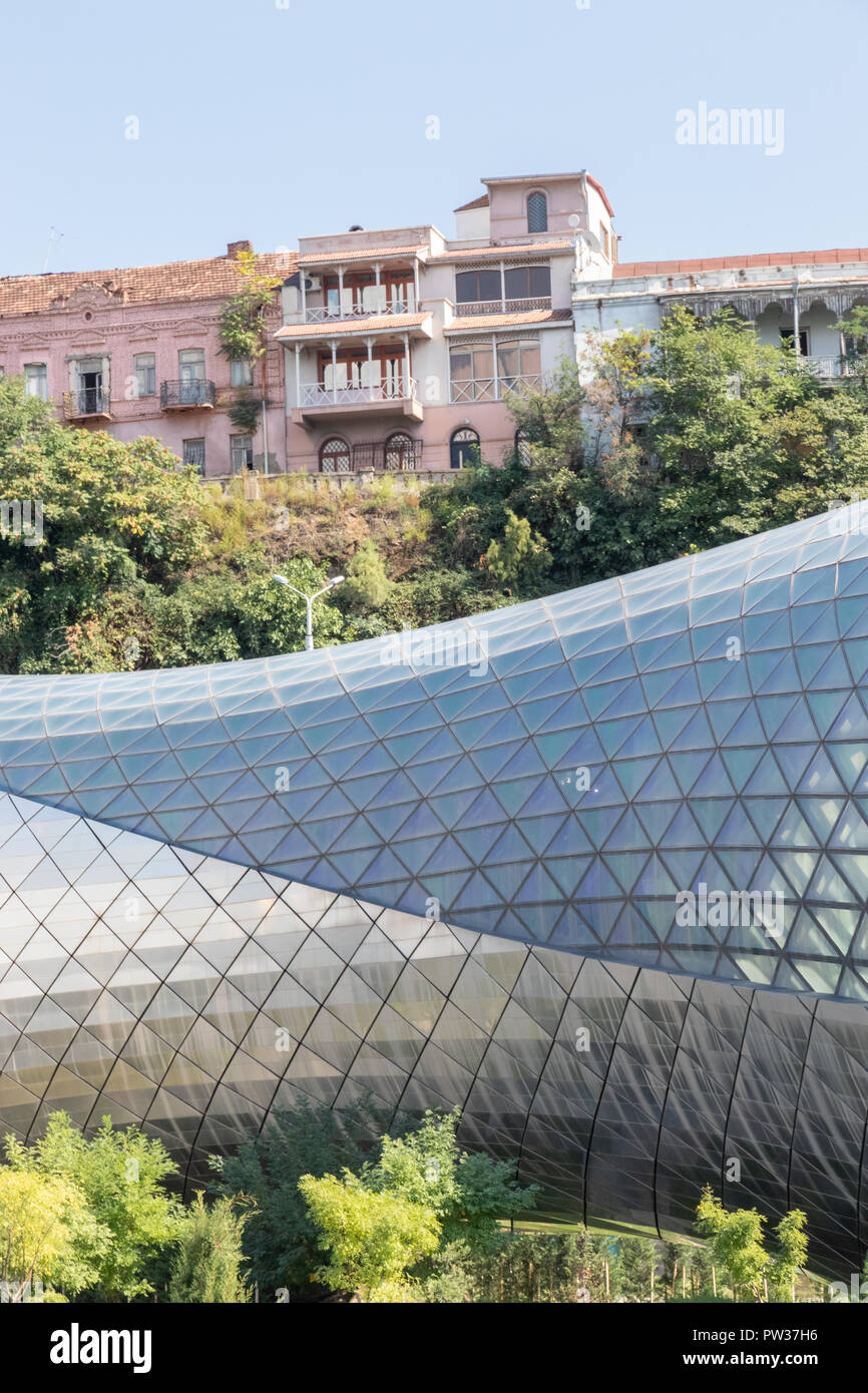 Modern steel exhibition and concert hall studio in Tbilisi, Georgia ...