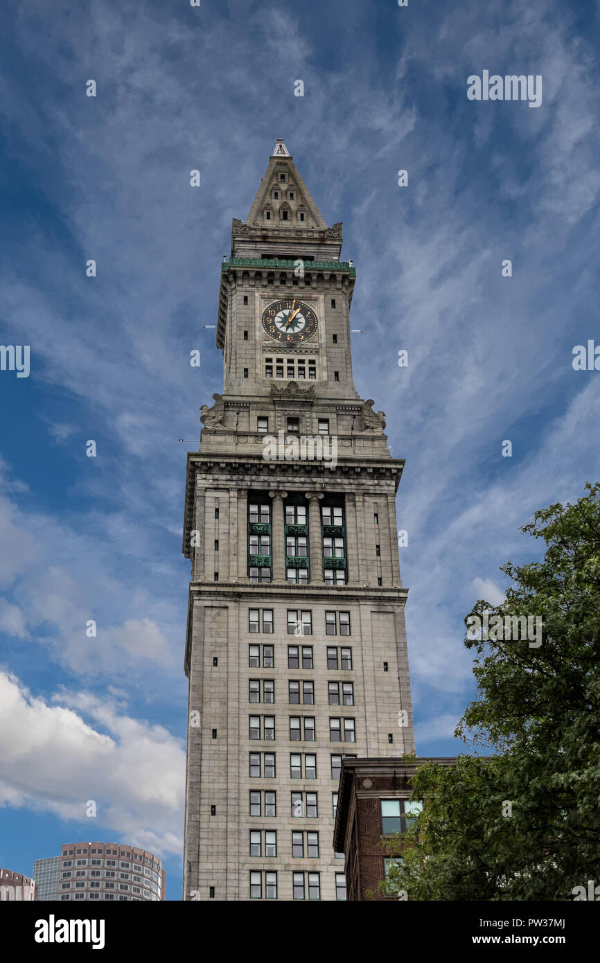 Old boston custom house hi-res stock photography and images - Alamy