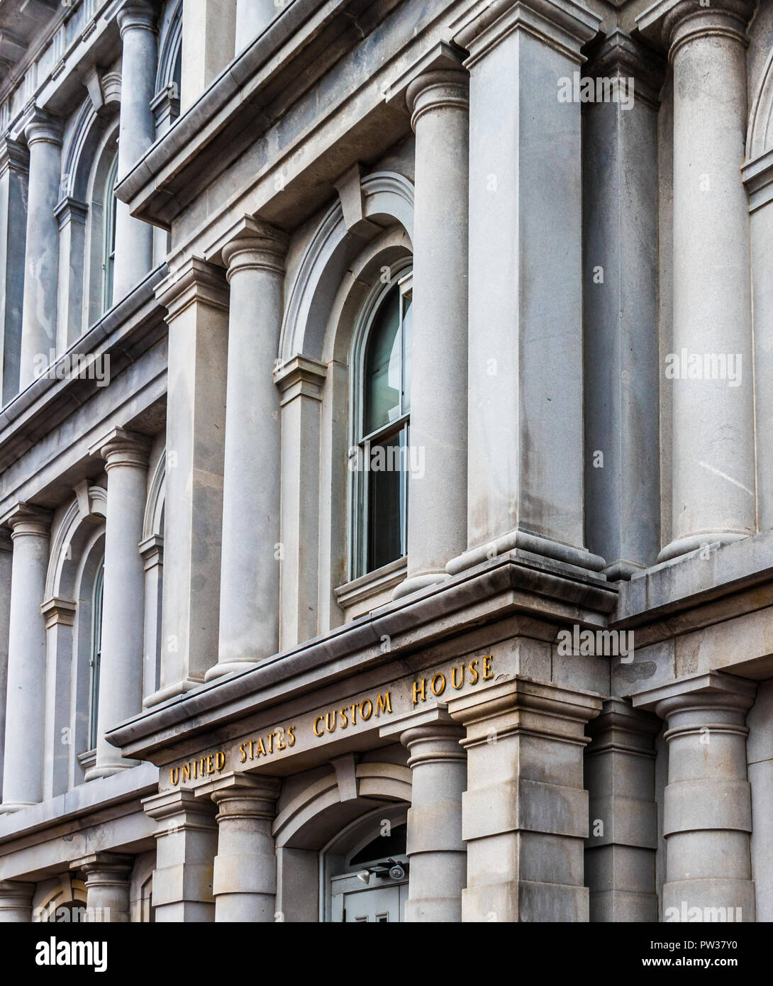 US Customs House in Portland Maine Stock Photo - Alamy