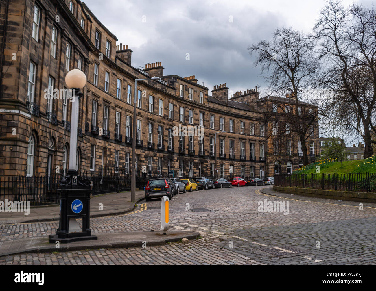 Randolph Crescent, Edinburgh, New Town, Scotland, United Kingdom Stock ...