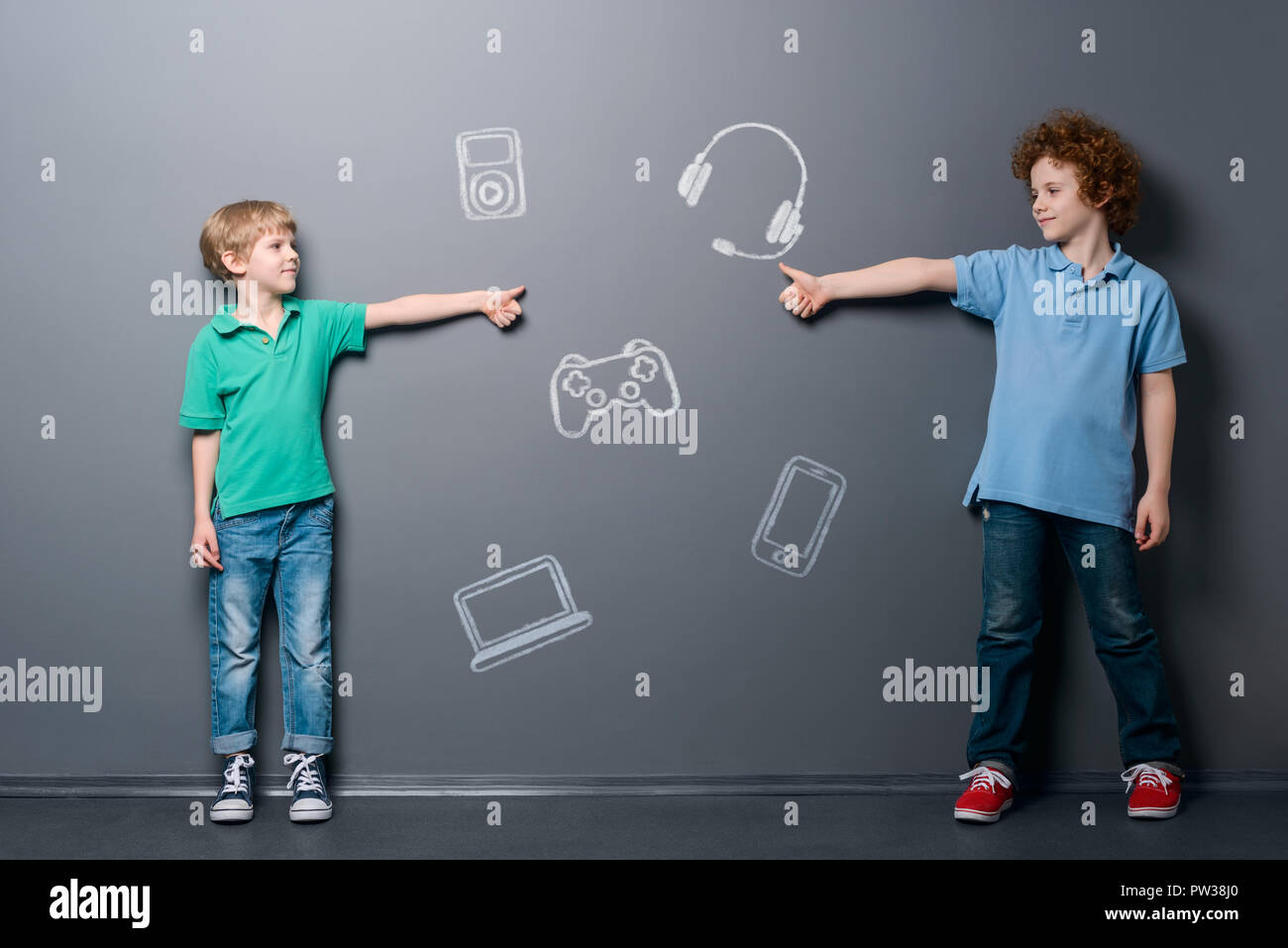 Gadgets that boys love Stock Photo - Alamy