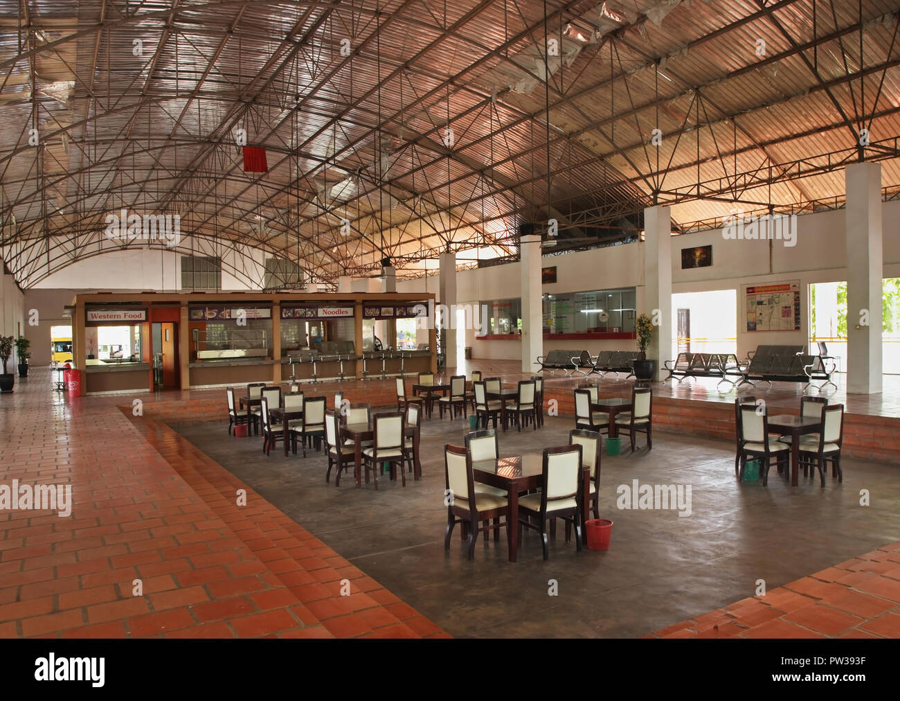 International bus terminal in Poipet. Cambodia Stock Photo - Alamy