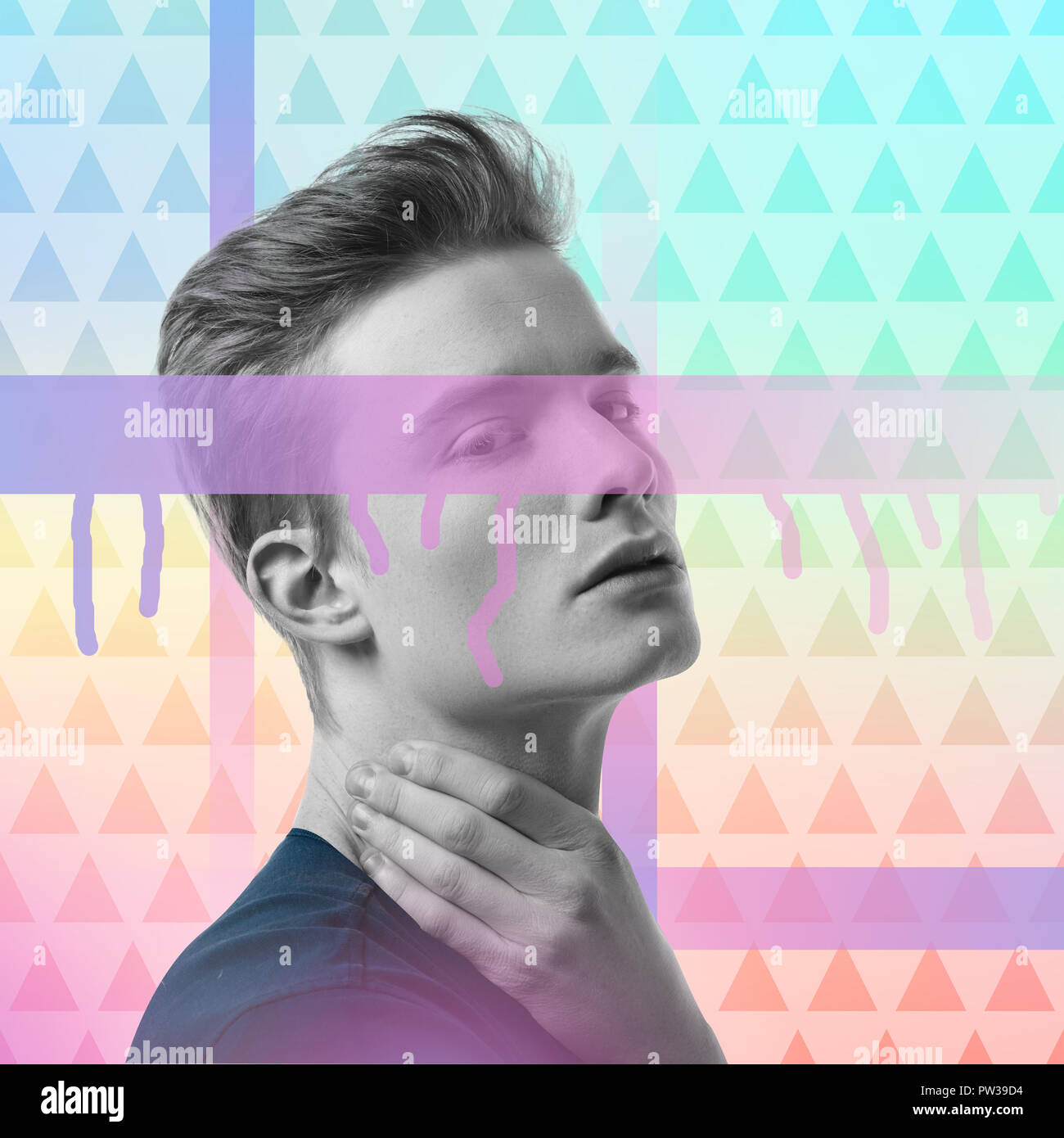 Feeling pulse neck hi-res stock photography and images - Alamy