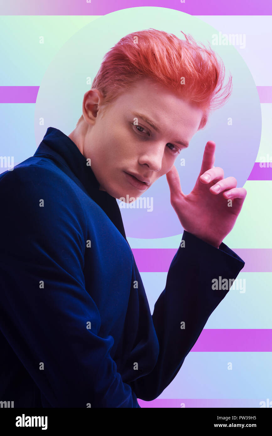 Professional model posing for a magazine Stock Photo - Alamy