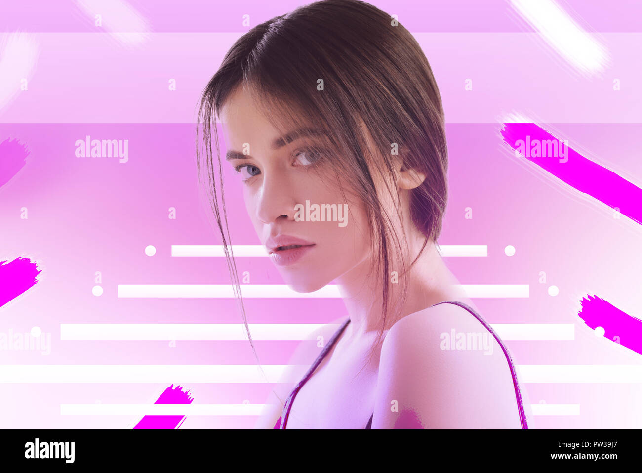 Shy Line High Resolution Stock Photography and Images - Alamy