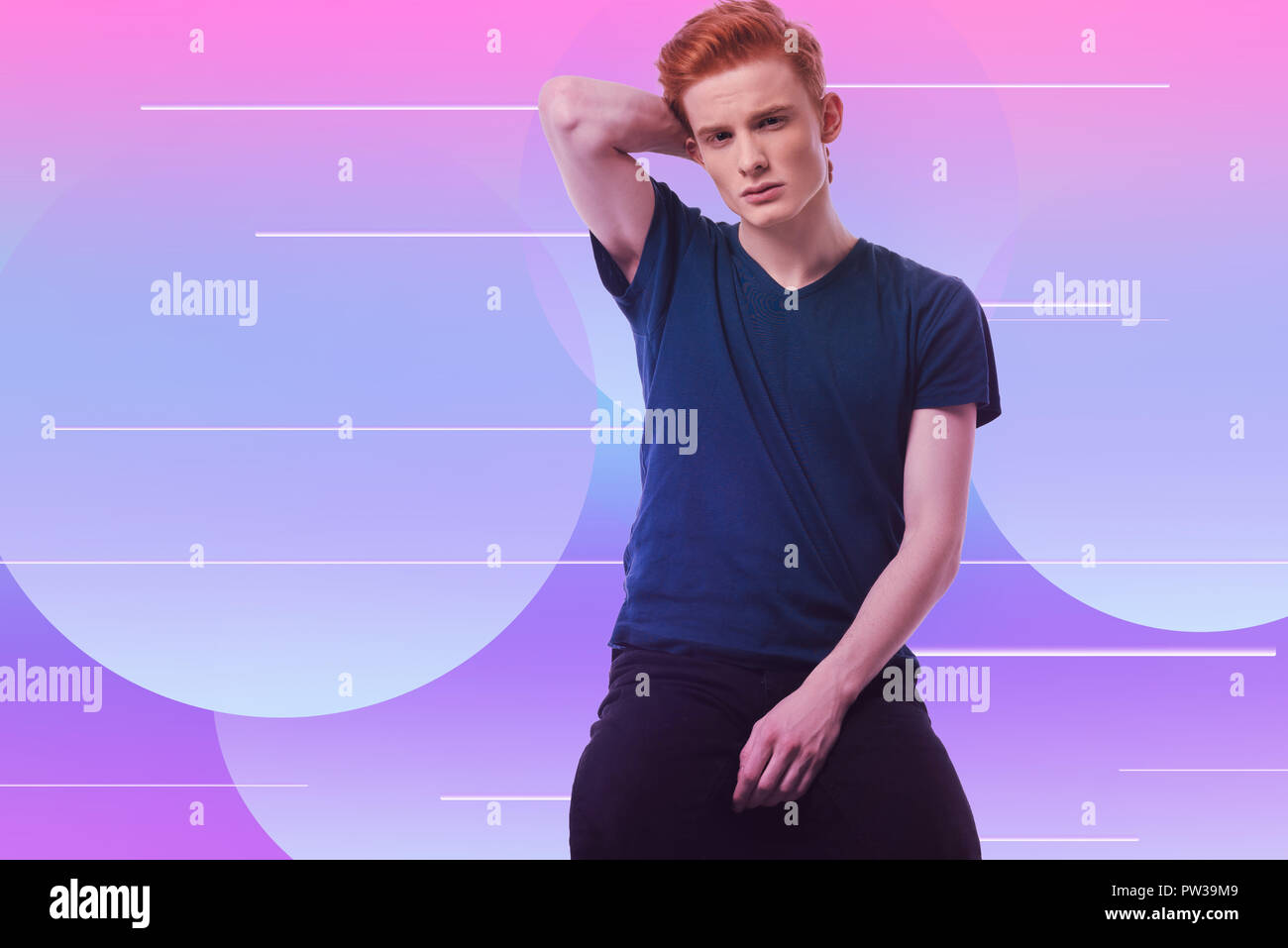 Uneasy posture hi-res stock photography and images - Alamy