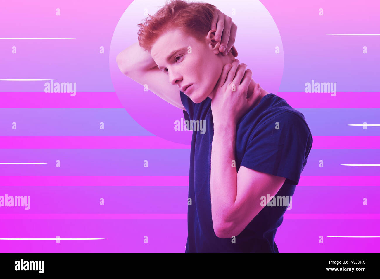 Focused guy hi-res stock photography and images - Alamy