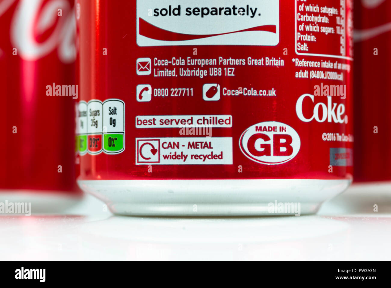 Soft drink can label hi-res stock photography and images - Alamy