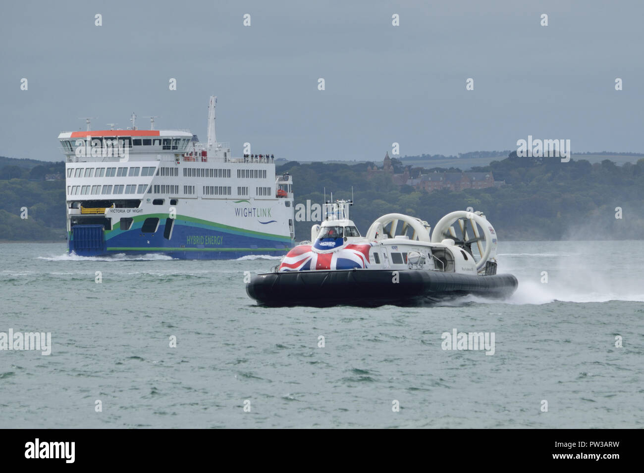 Island Flyer a Hovertravel passenger hovercraft operating on the ...