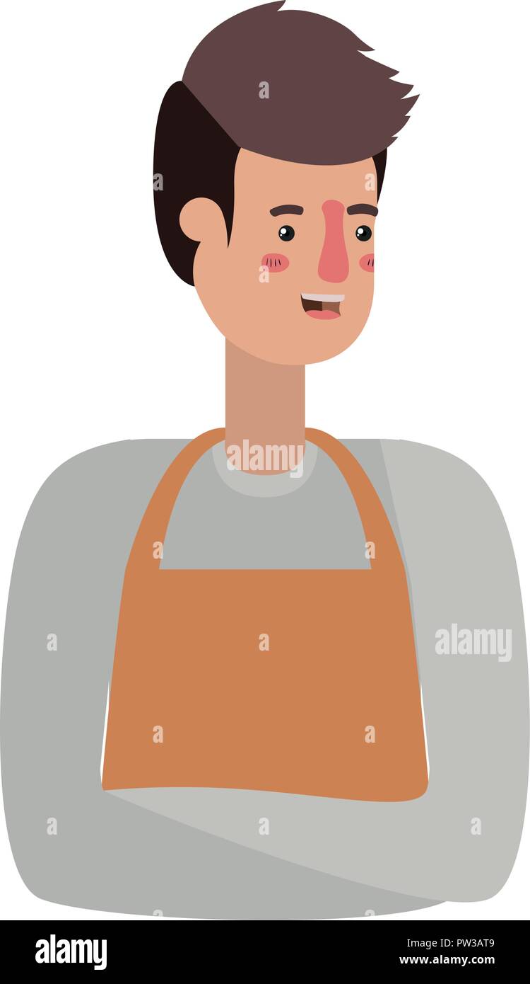 Man mop bucket cleaning Stock Vector Images - Alamy