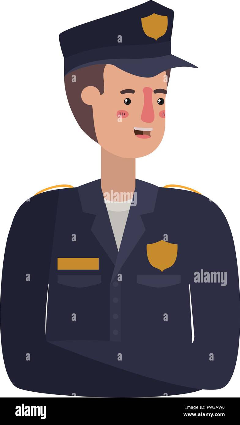 Very friendly police Stock Vector Images - Alamy