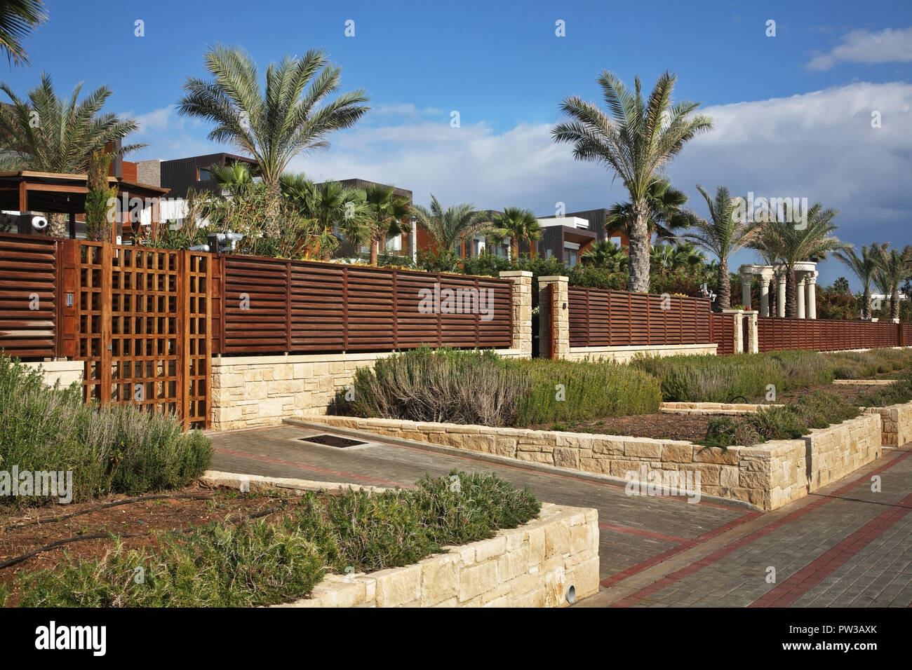 Street in Limassol. Cyprus Stock Photo - Alamy