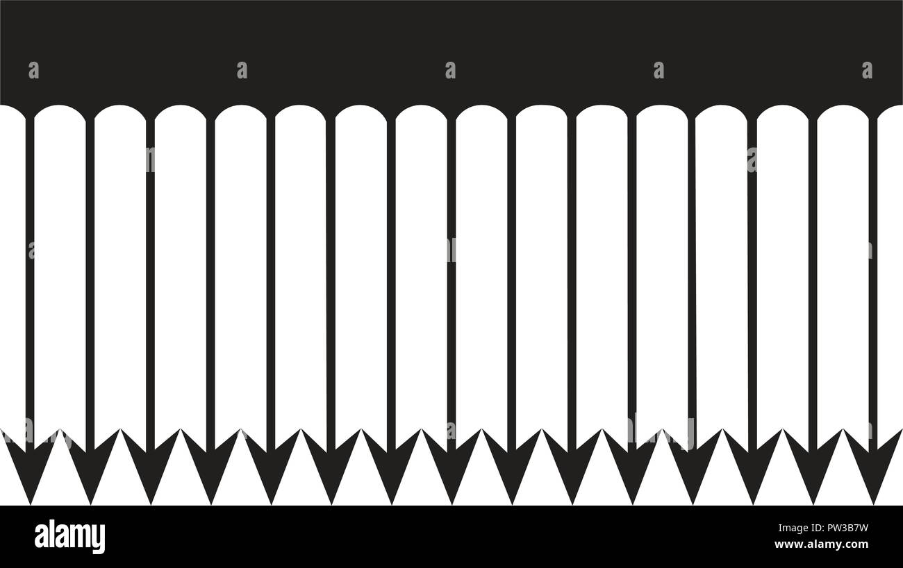 Down arrow border Stock Vector Image & Art - Alamy