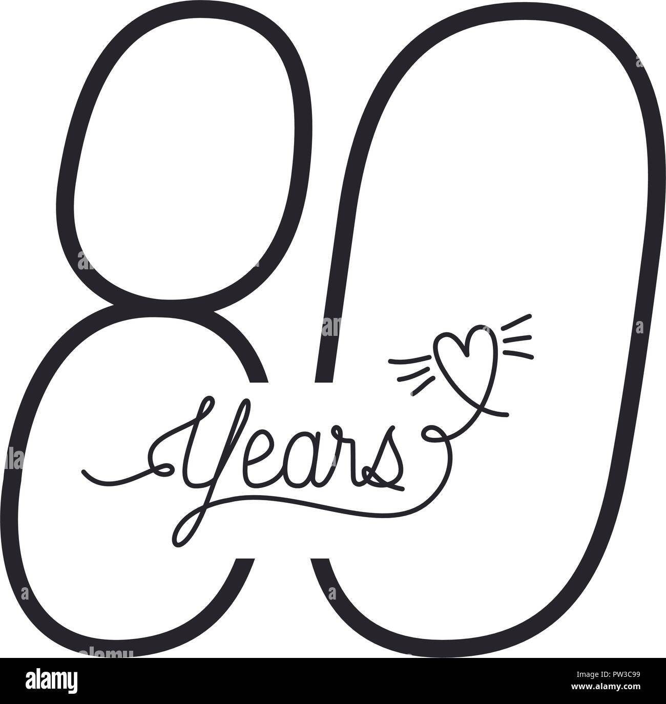 80th birthday party Cut Out Stock Images & Pictures - Alamy