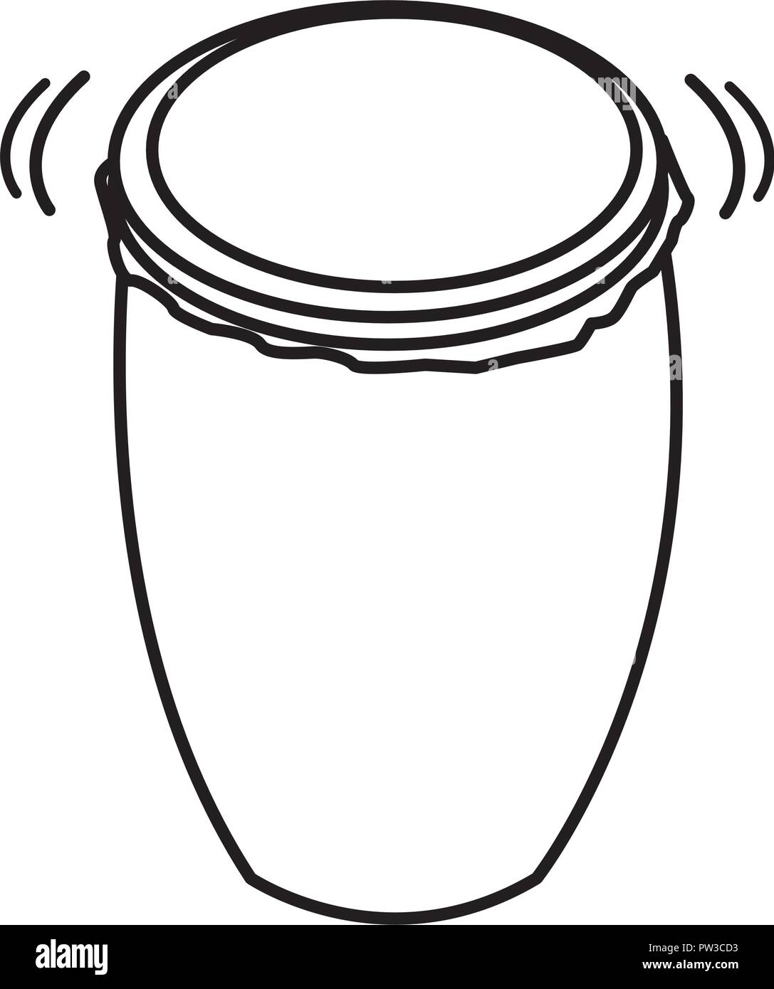 congas icon over white background, vector illustration Stock Vector ...