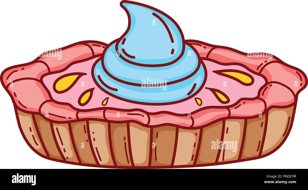 Delicious pie cartoon Stock Vector Image & Art - Alamy