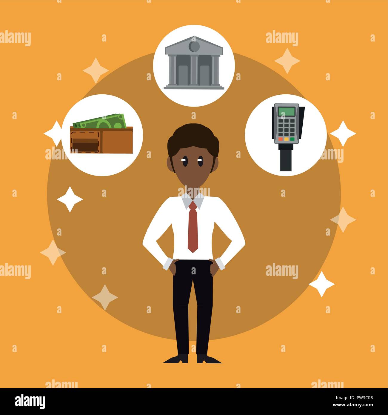 Transaction digital ordering store Stock Vector Images - Alamy