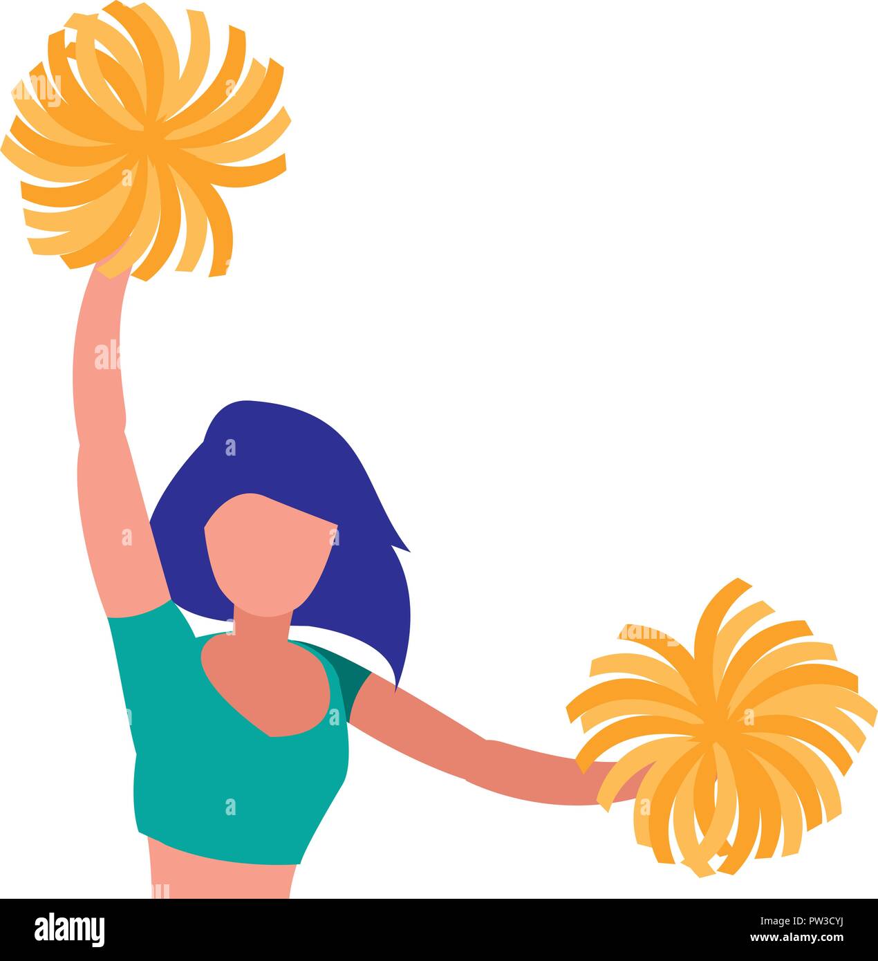 Cheerleading Poms Clipart