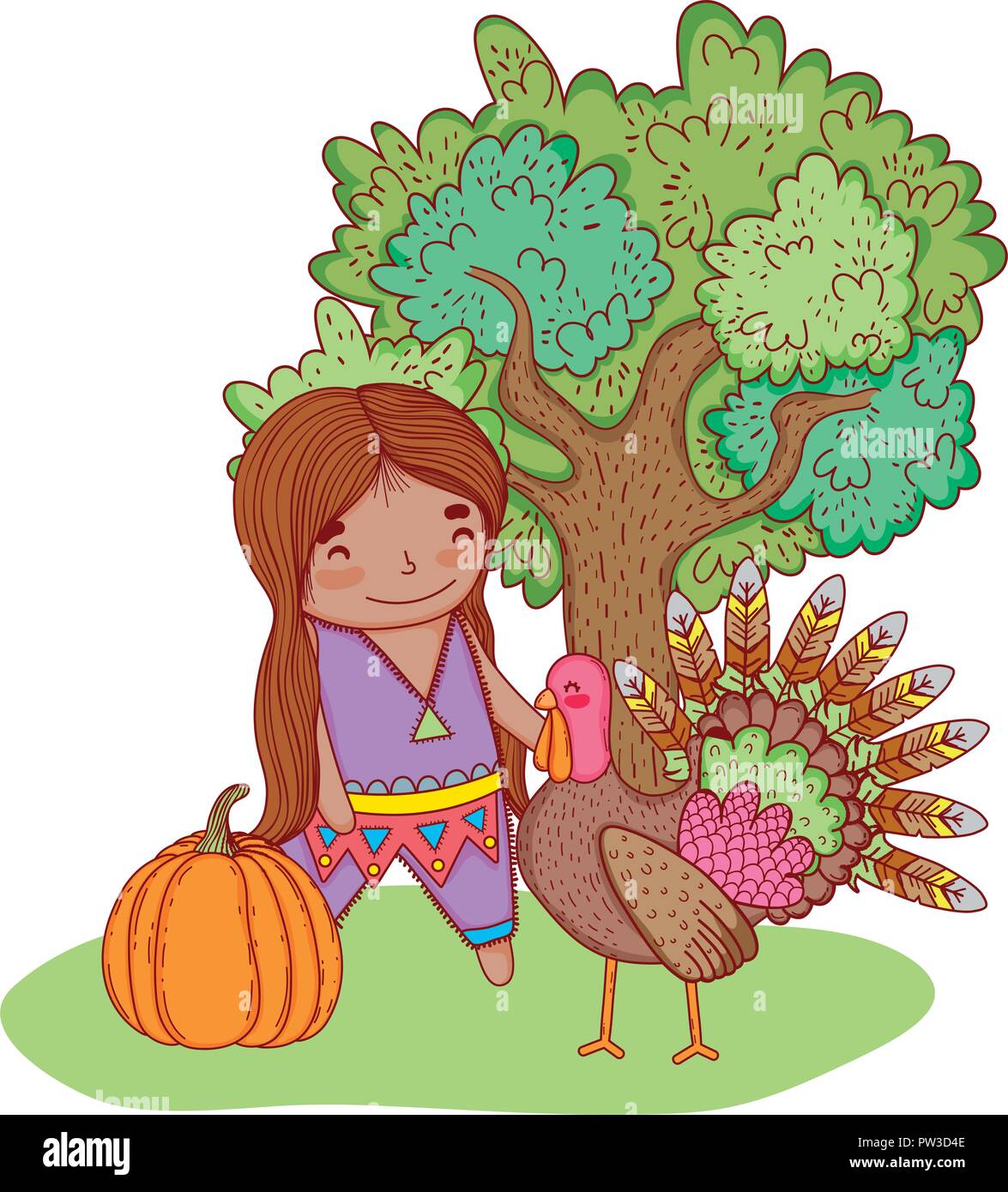 Native american food illustration Stock Vector Images - Alamy