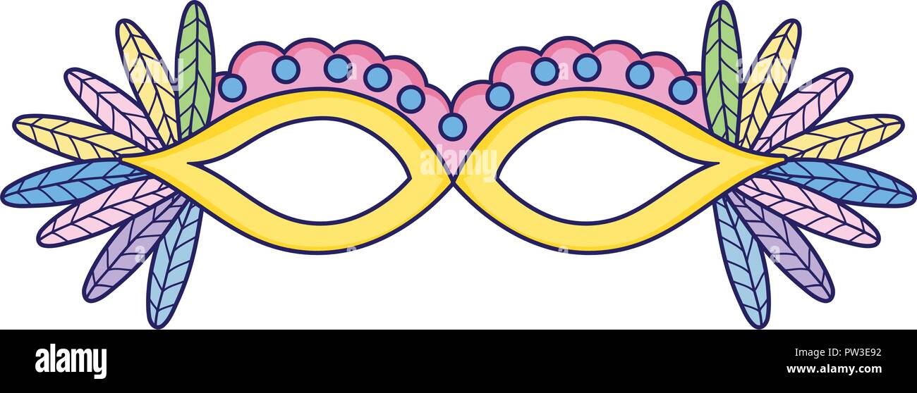 Party mask cartoon Stock Vector Image & Art - Alamy