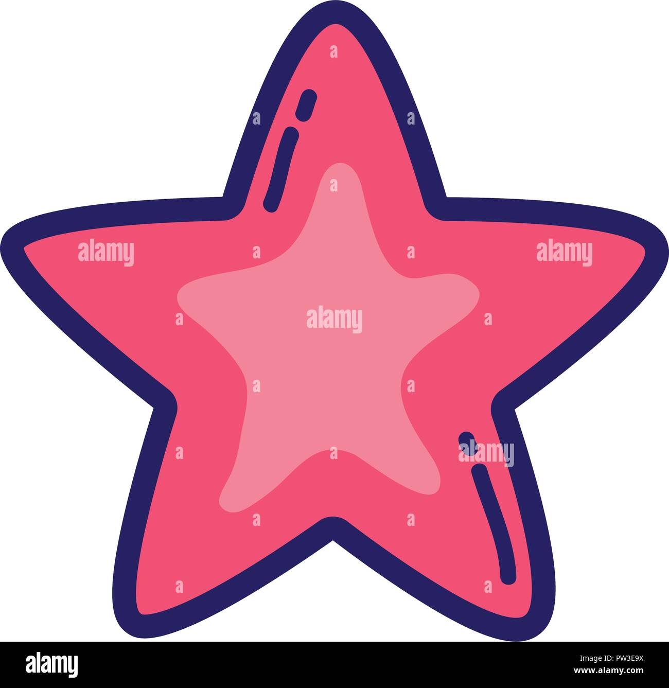 Star cartoon isolated Stock Vector Image & Art - Alamy