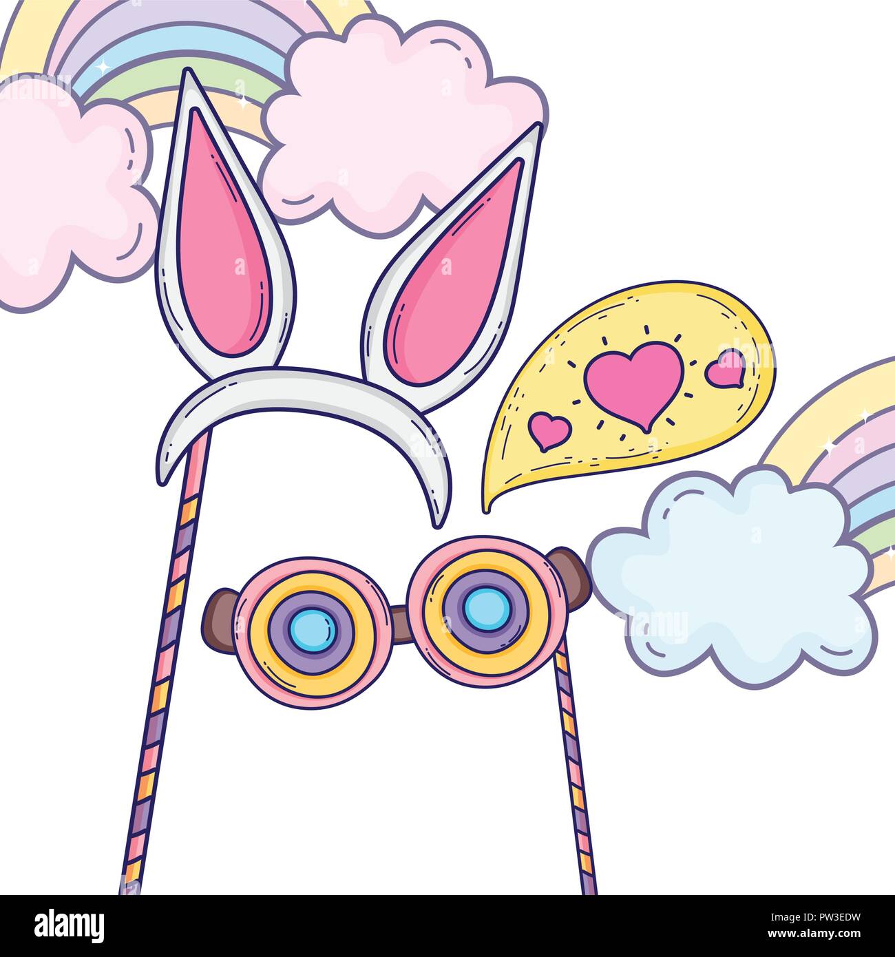 Booth props cartoons Stock Vector Image & Art - Alamy