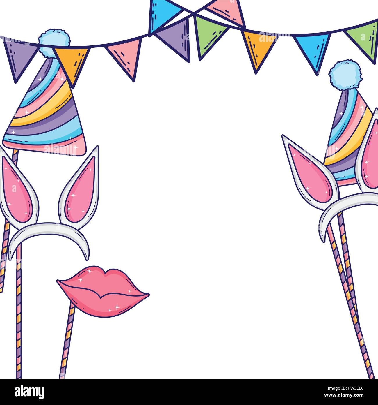 Booth props cartoons Stock Vector Image & Art - Alamy