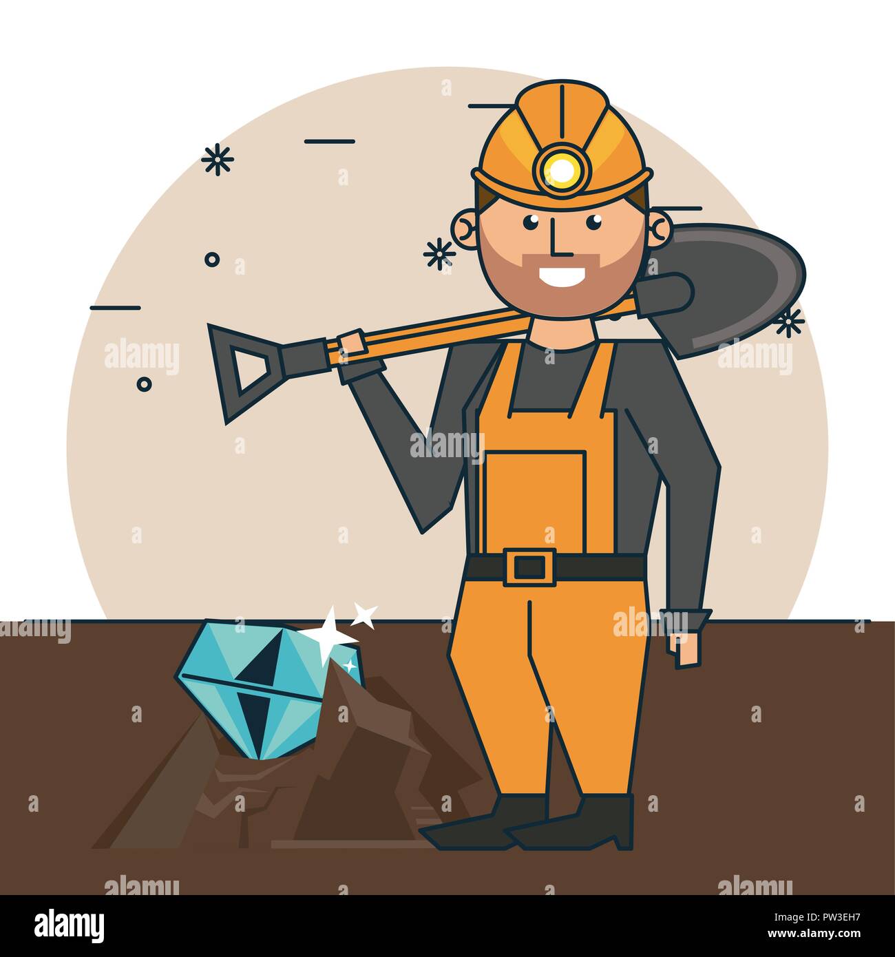 Cartoon Shovel High Resolution Stock Photography and Images - Alamy