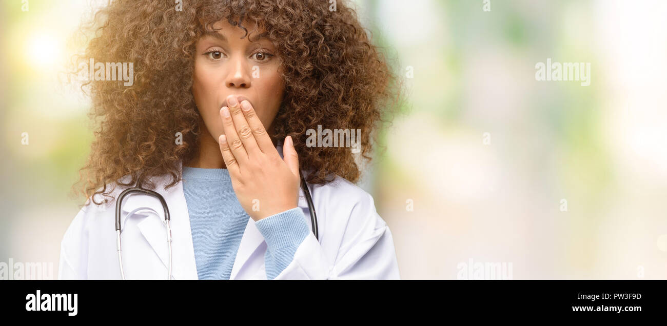 African american doctor shocked scared hi-res stock photography and ...